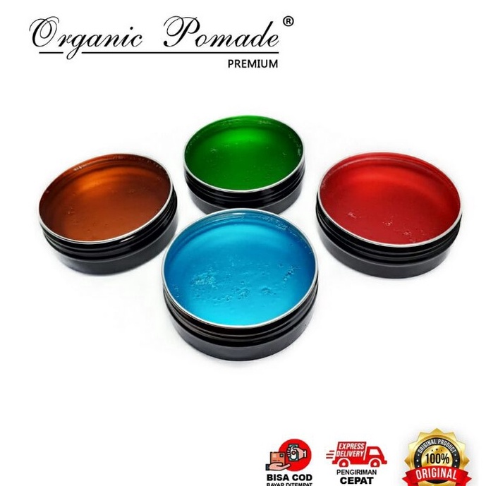 Jual 77 POMADE water base strong hold non label polos 75g | Shopee ...