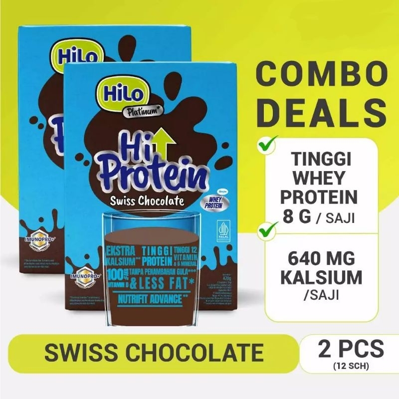 Jual PAKET HEMAATTT COMBO DEALS (ISI 2PCS) Hilo Platinum Swiss Chocolate 12S 420gr | Shopee ...