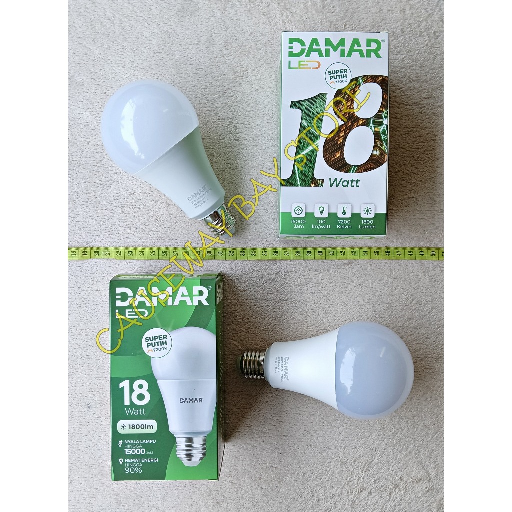 Jual LAMPU LED 18W DAMAR 7200K PUTIH | Shopee Indonesia