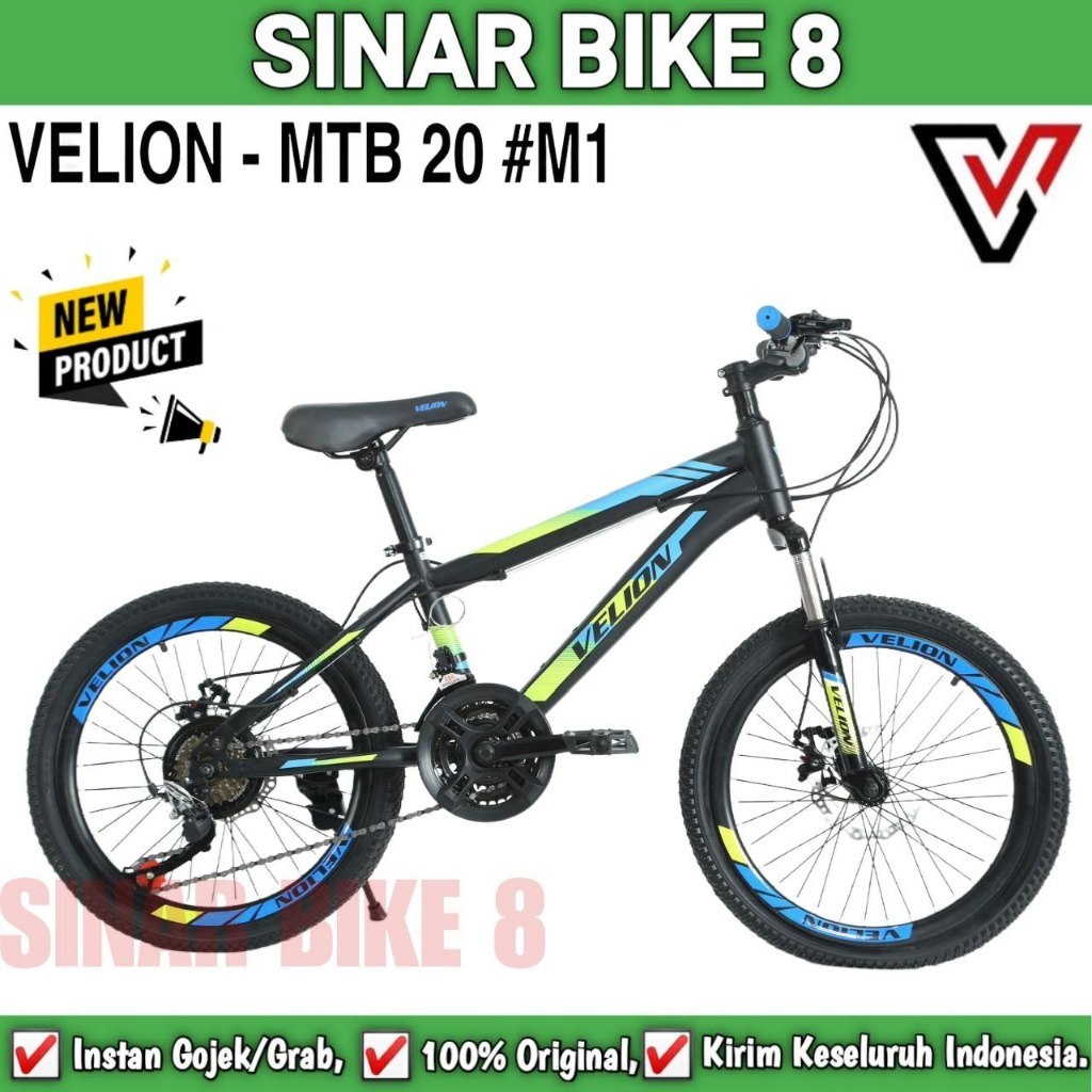 Jual Sepeda Gunung MTB VELION M1// MTB LIMITLESS Ukuran 20 Inch Speed ...