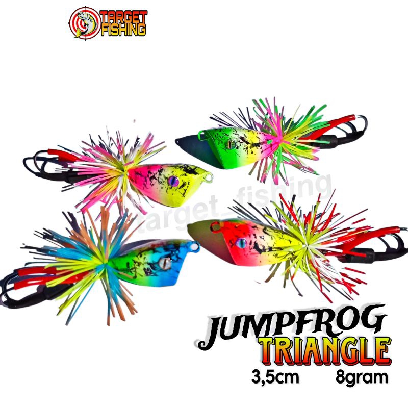 Jual Jump Frog TRIANGLE Mini 3,5cm 8gram Ultralight (Size Gabus ...