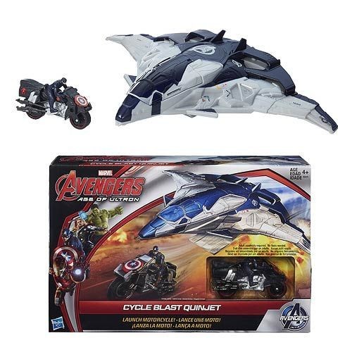 Jual Hasbro Marvel Avengers Age of Ultron Cycle Blast Quinjet Vehicle ...