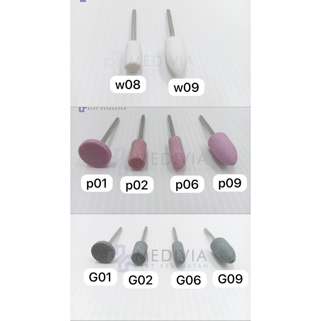 Jual DENTAL STONE BUR PINK POLES GIGI PALSU STRAIGHT | Shopee Indonesia