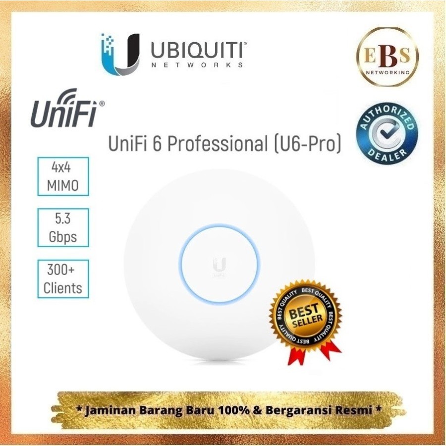 Jual Ubiquiti Unifi U6-PRO Acccess Point WiFi 6 ubiquiti unifi U6 PRO ...