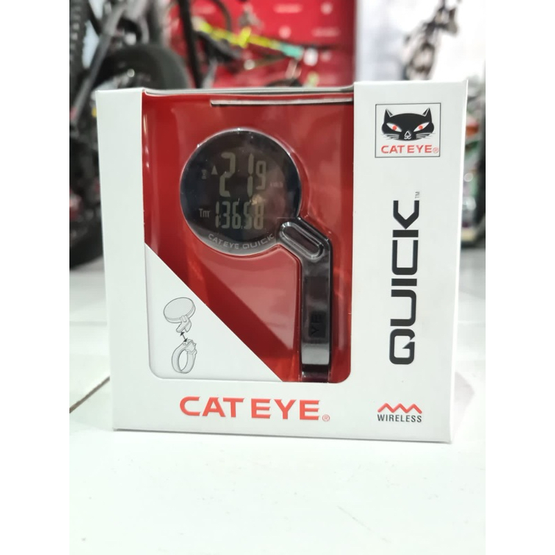 Jual CYCLO COMPUTER / Speedometer CAT EYE QUICK WIRELESS TYPE CC-RS100W ...