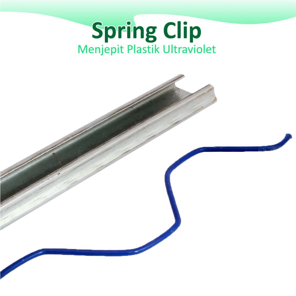 Jual Penjepit Plastik UV Spring Clip Spring Wire 2 Meter | Shopee Indonesia