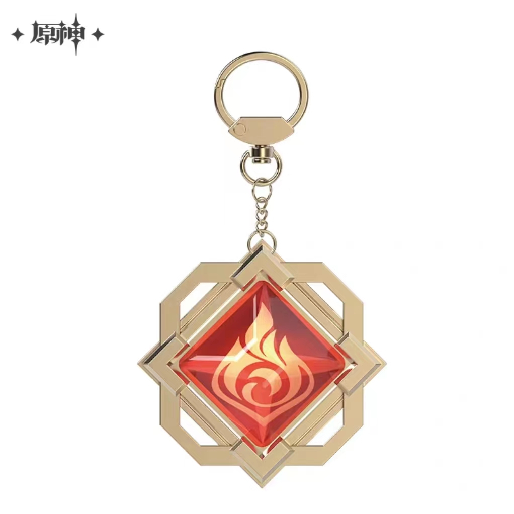 Jual [READY STOCK] official genshin vision pendant keychain genshin ...