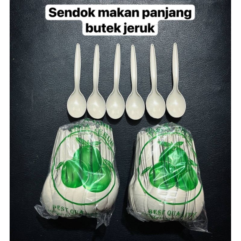 Jual Sendok panjang butek isi 100pcs, sendok panjang jeruk isi 100pcs ...