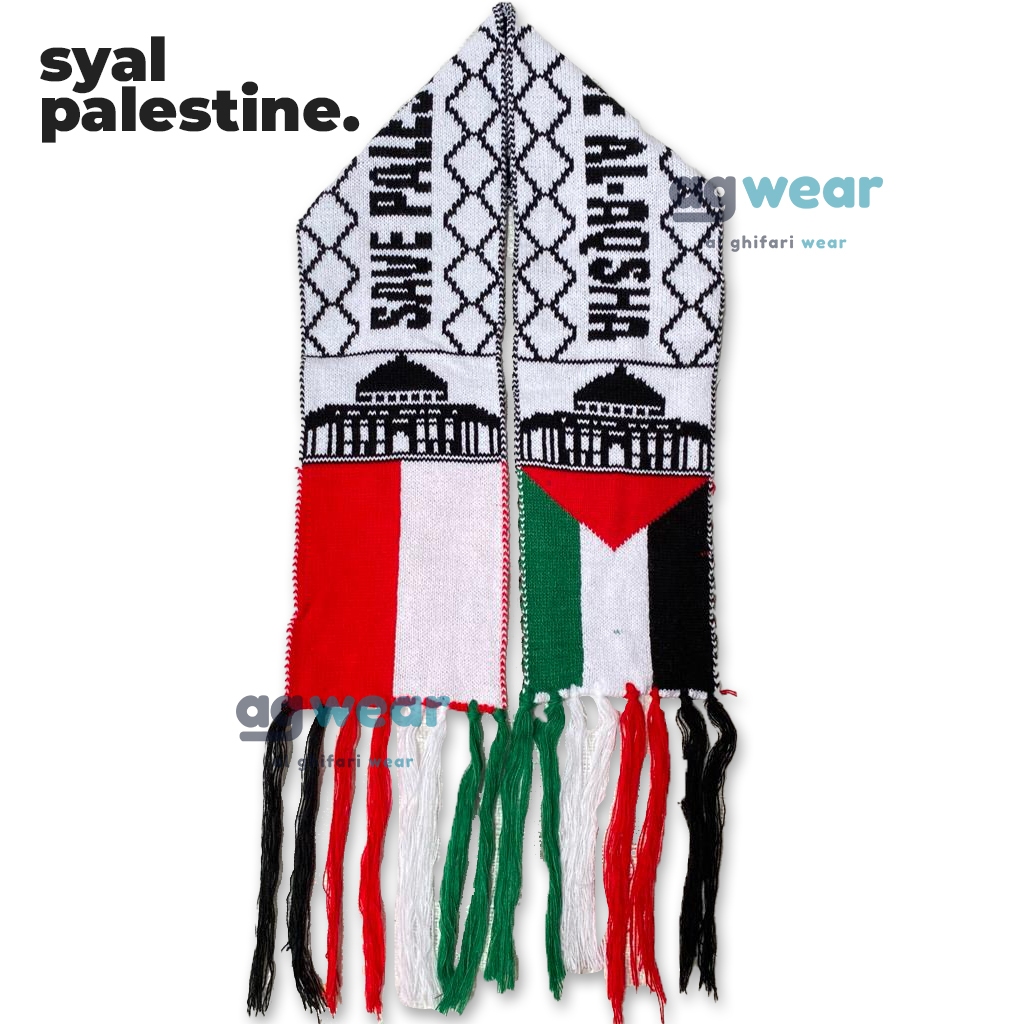 Jual Syal Palestina Rajut | Sorban Palestina | Syal Palestina Indonesia ...