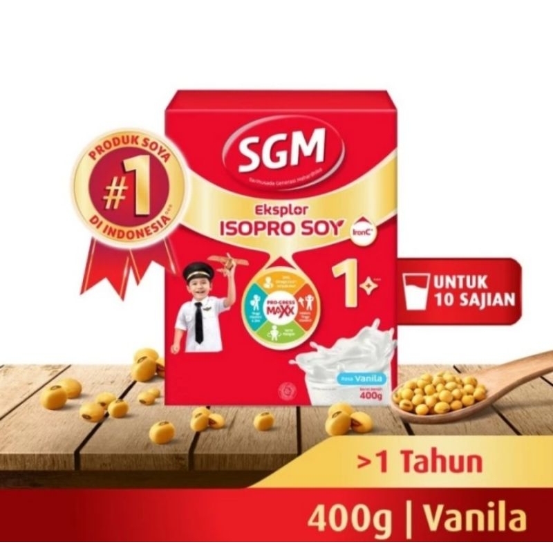 Jual SGM Explore Isopro Soy 1+ Vanila / Madu 400gr | Shopee Indonesia