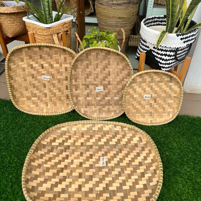 Jual Tampah Bambu Kotak / Nampan Bambu Kotak / Tampah Tumpeng KOTAK ...