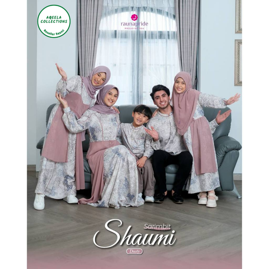 Jual Sarimbit Keluarga Lebaran 2024 | Sarimbit Rauna Shaumi Dusty BY ...