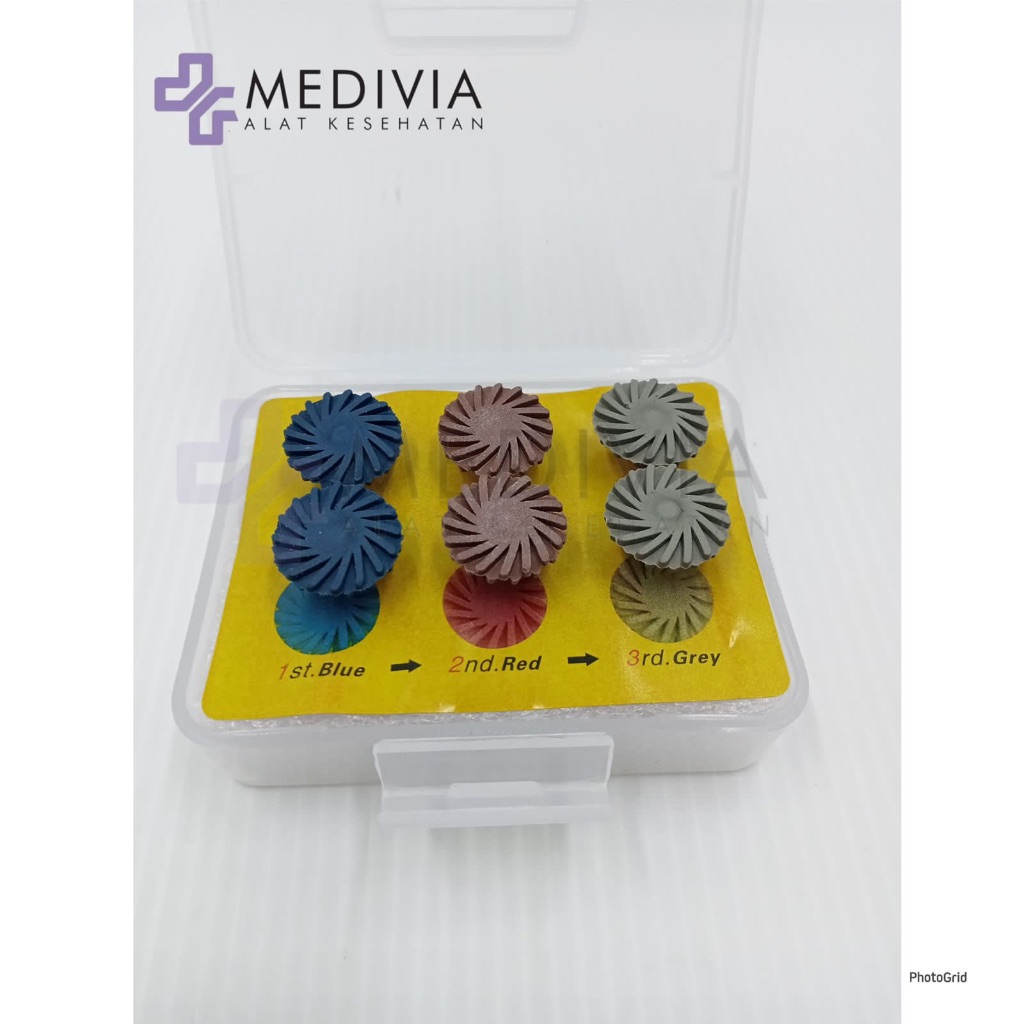 Jual DENTAL BUR DIACOMP SOFLEX TWIST/ ALAT POLES GIGI EVE COMPOSITE ...