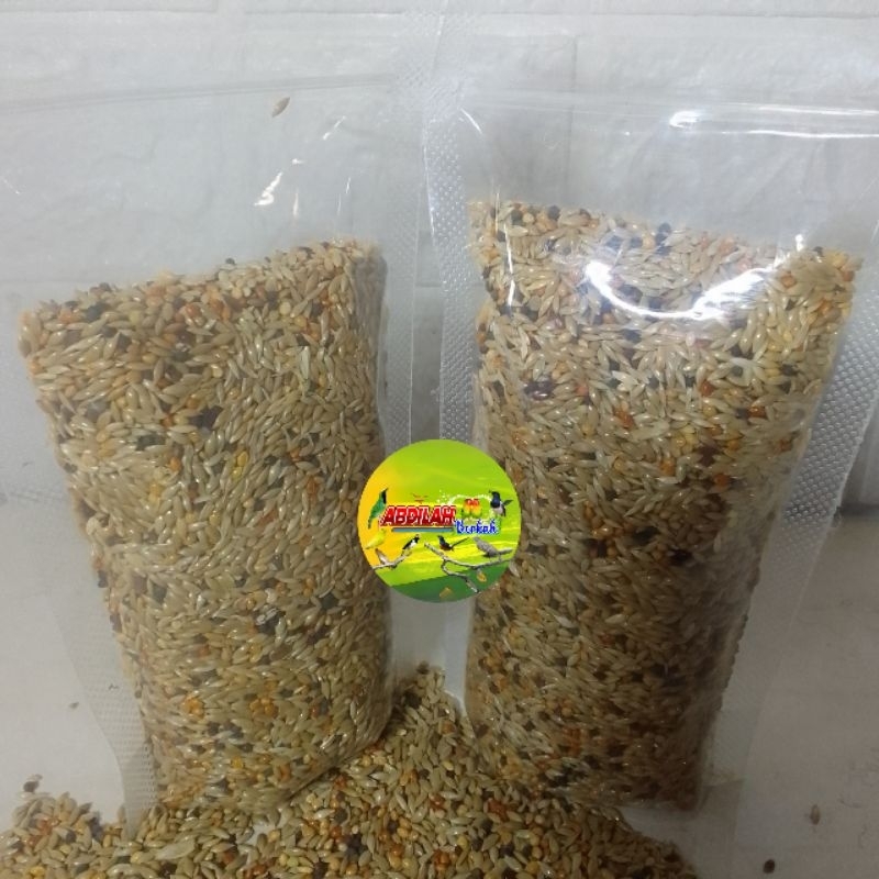 Jual pakan/makanan burung milet campur baik buat burung kenari berat ...