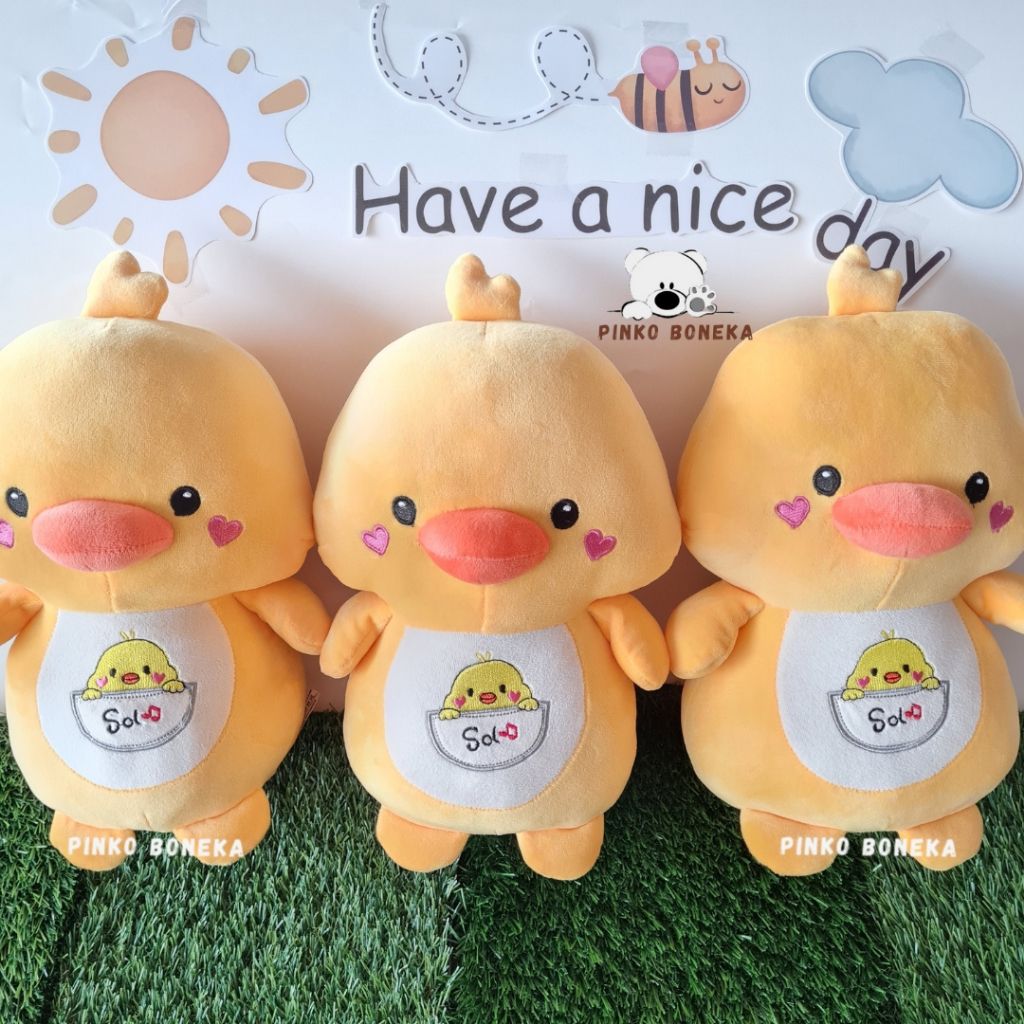Jual Boneka Bebek Kuning Yellow Duck Ukuran M Lucu Lembut Bagus ...