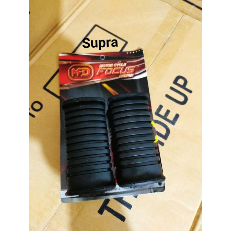 Jual footstep depan standard supra / Barstep depan supra karet hitam ...