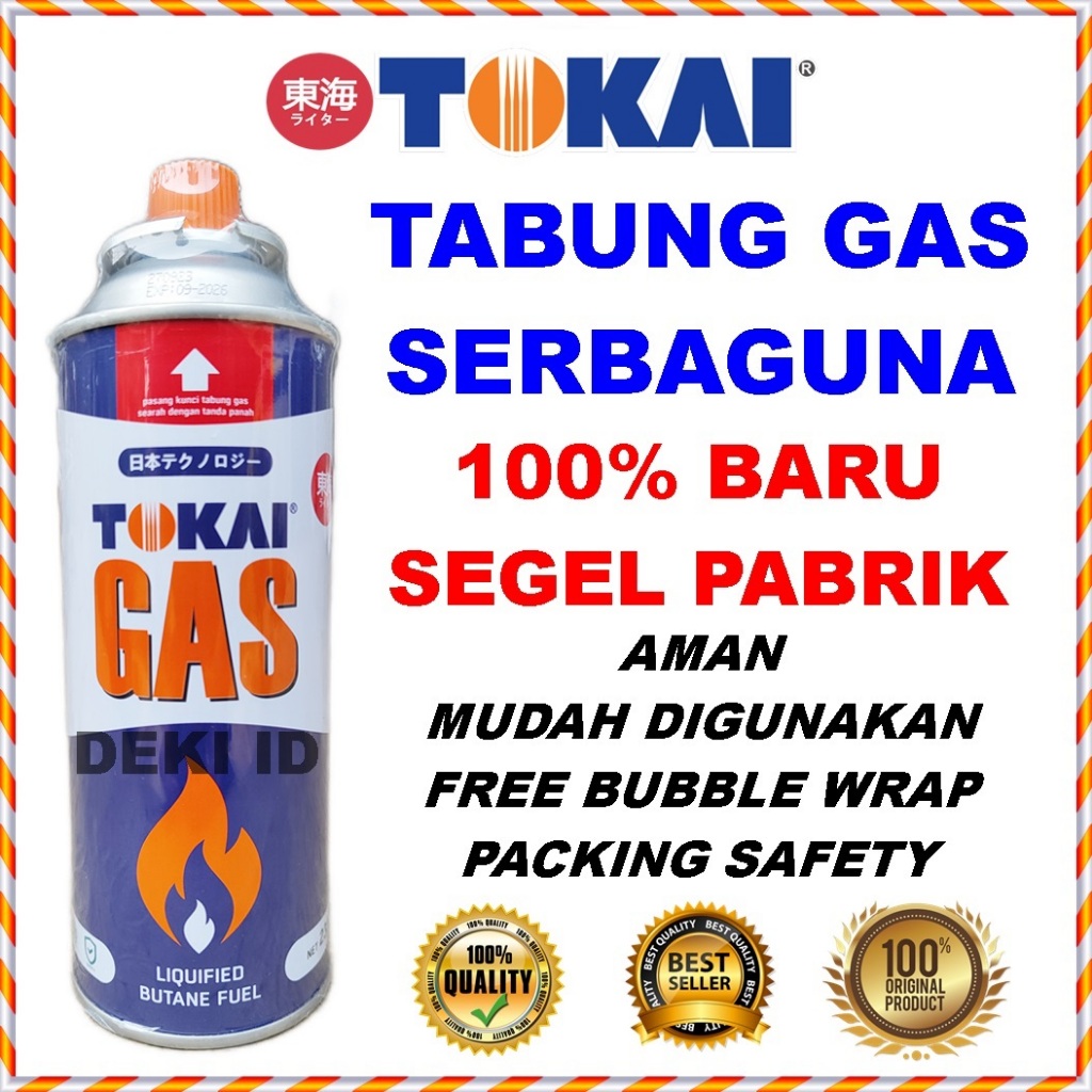 Jual Tokai Gas Portable Jepang Tabung Mini Kompor Kecil Kaleng 235 gr ...