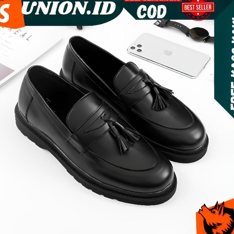 Jual Disc Codec1C6o UNION PRABU Sepatu Formal Pria Casual Kerja Kantor ...