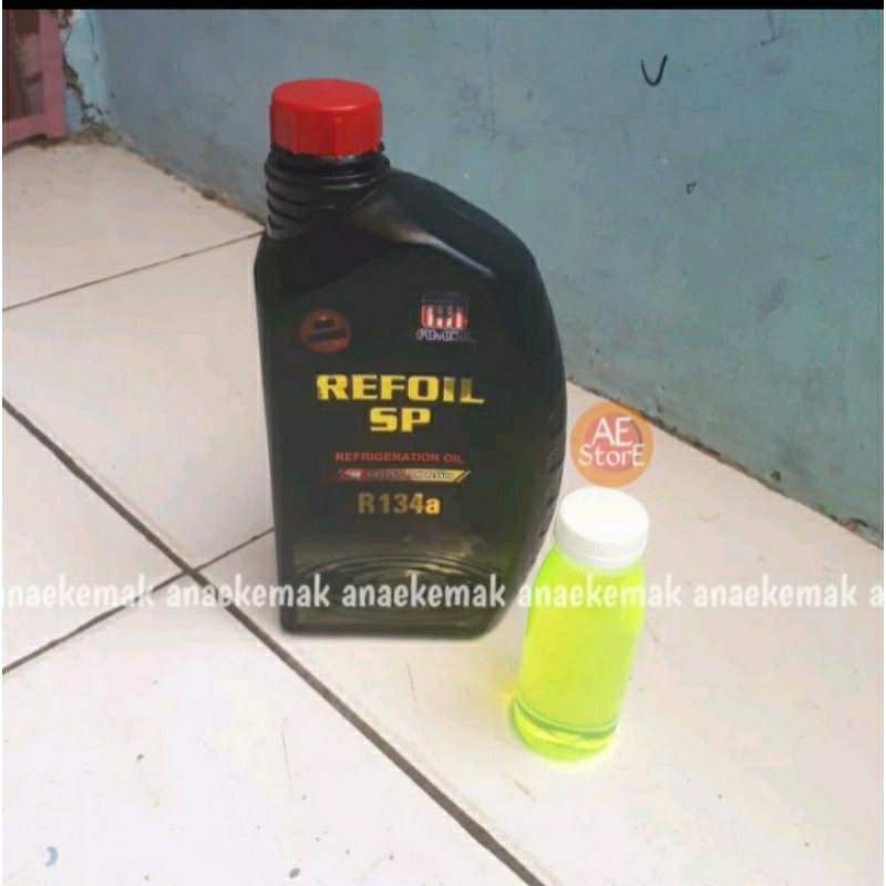 Jual Oli Refoil SP R134a oli ac mobil kemasan ecer 100 ml kental ...