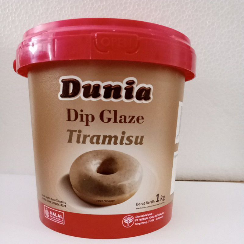 Jual DUNIA DIP GLAZE ECO 1KG TIRAMISU | Shopee Indonesia