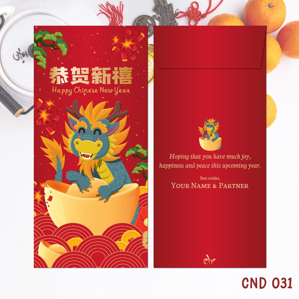 Jual Custom Angpao Imlek | CNY Angpau | Ampao Sincia Tahun Naga / Year ...