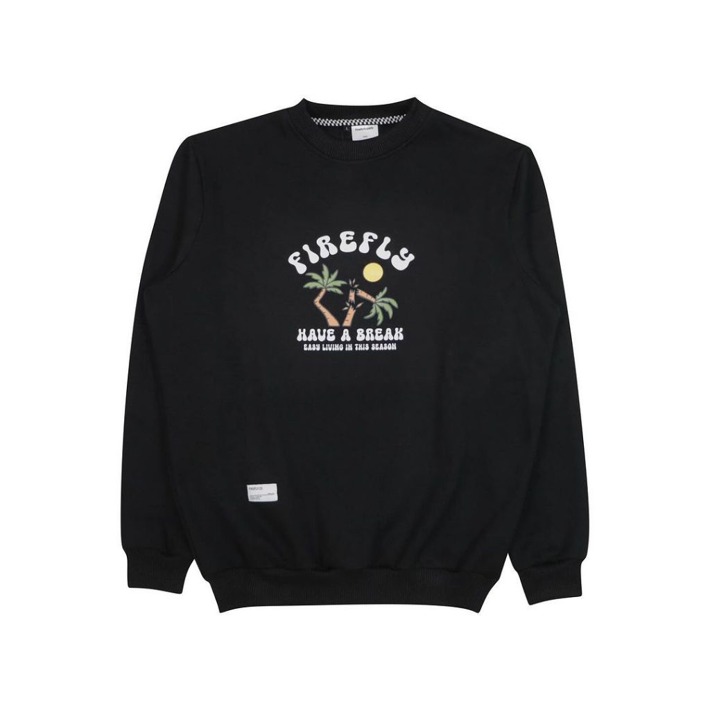 Jual CREWNECK SABLON COCO PALM SERIES FIREFLY ORIGINAL/SWEATER PRIA ...