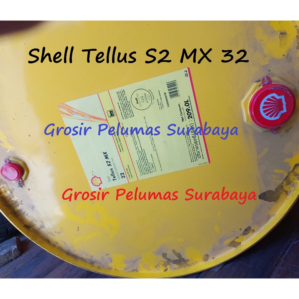 Jual Oli Hidrolis Hidrolik hydraulic SHELL Tellus S2 MX 32 sae 10 OIL DRUM | Shopee Indonesia