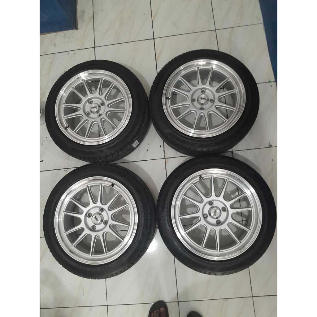 Jual Velg Mobil Bekas Ring 16 Lubang 4 ENDE HSR R16X7 4X100 ET 42 BAN 195 50 R16 | Shopee Indonesia