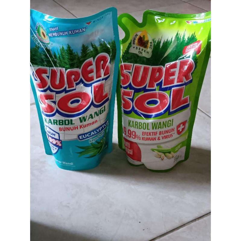 Jual Supersol Karbol Wangi Promo 750ml | Shopee Indonesia