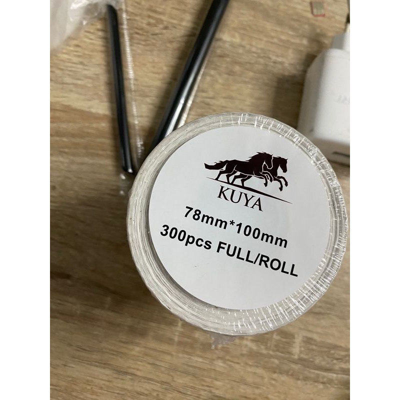 Jual Kertas Thermal 78 x 100 mm isi 300 lembar Kertas resi sticker ...