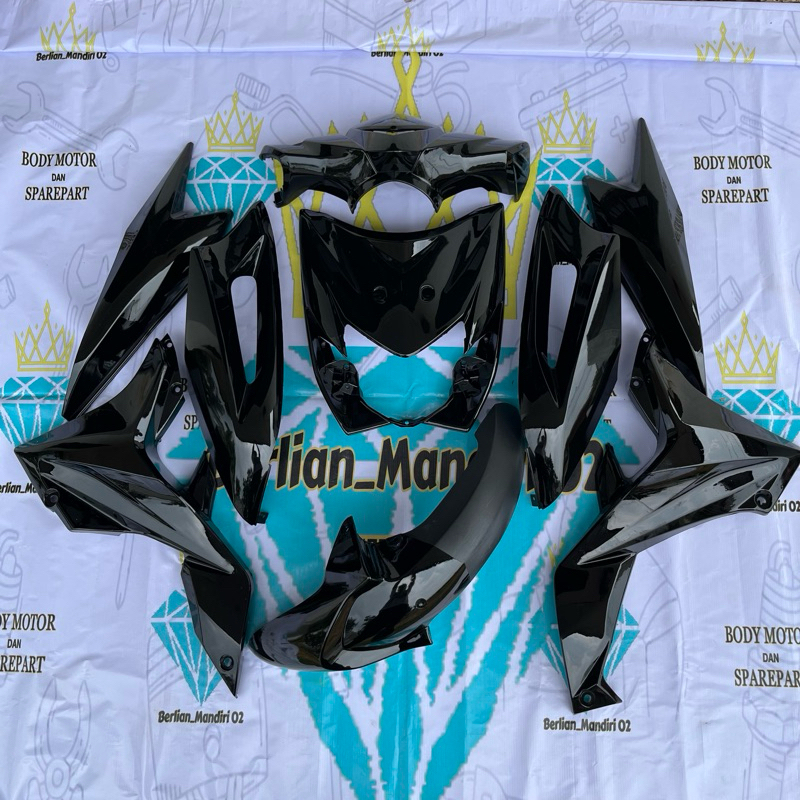 Jual Full Cover Body Halus Honda Blade 110 R 2009 Blade Lama Hitam ...