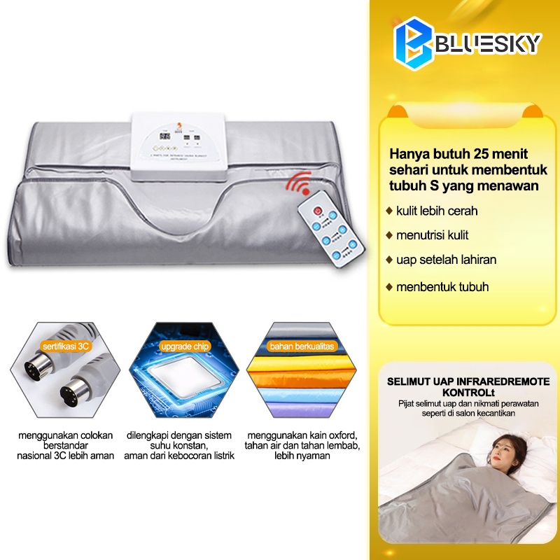 Jual sauna blanket 650w slimming body selimut sauna pengurus buang ...