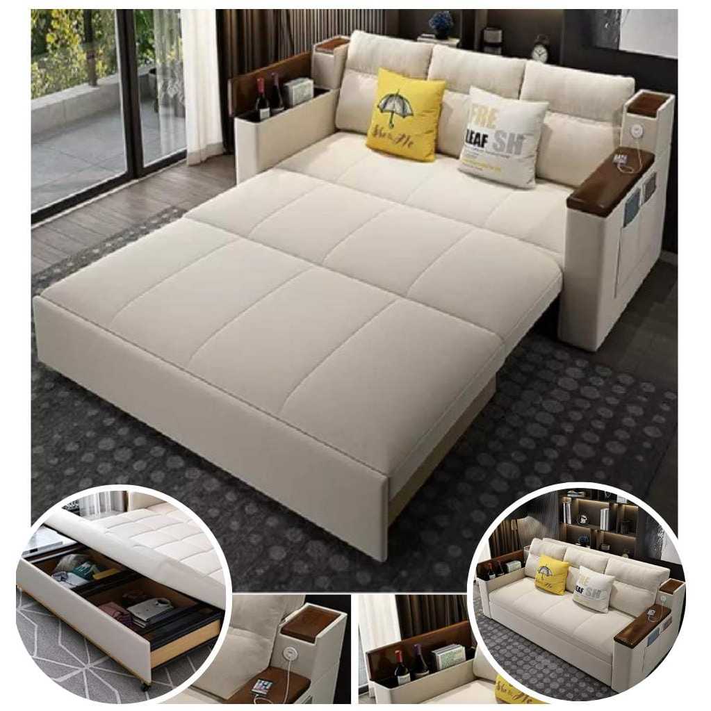 Jual BEST1 SOFA BED GALAXY LACI+CHARGER LIPAT MODERN PREMIUM GRADE ...