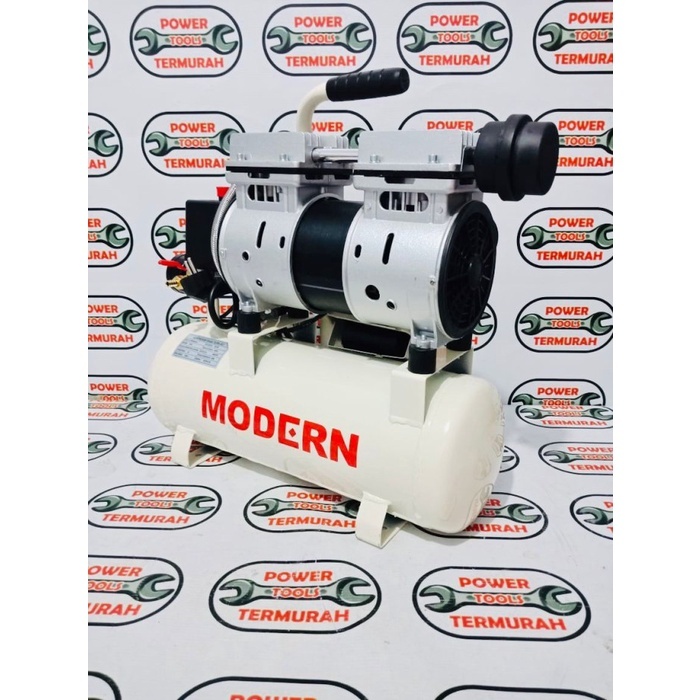 Jual Kompresor udara MODERN tanpa oli 3/4H (8 LITER ) / Kompresor ...
