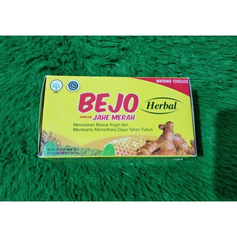 Jual BEJO Jahe Merah Masuk Angin Bintang Toedjoe 6x15ml | Shopee Indonesia