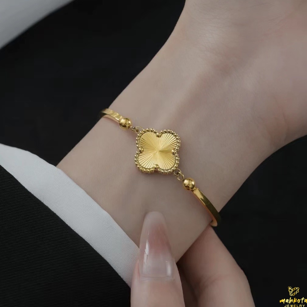 Jual G75 Gelang Tangan Titanium Premium Wanita Rantai Desain model ...