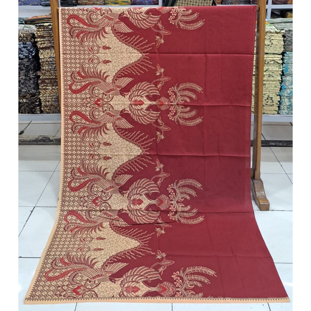 Jual Kain Batik SOLO motif gunungan parang burung | Shopee Indonesia