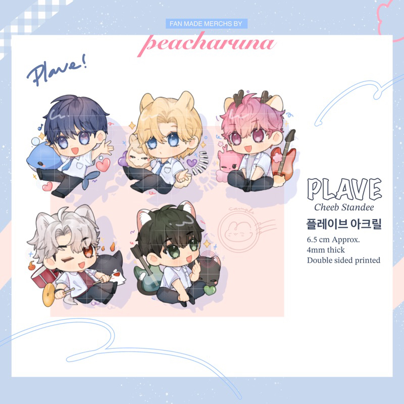 Jual Plave Mini Standee (Fan Made/Fan Merch) | Shopee Indonesia