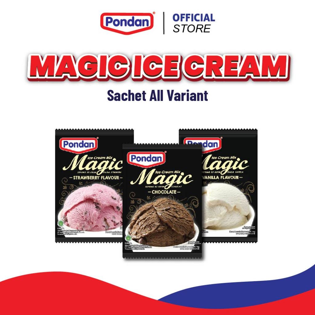 Jual Pondan Magic Ice Cream Sachet 75g | Shopee Indonesia