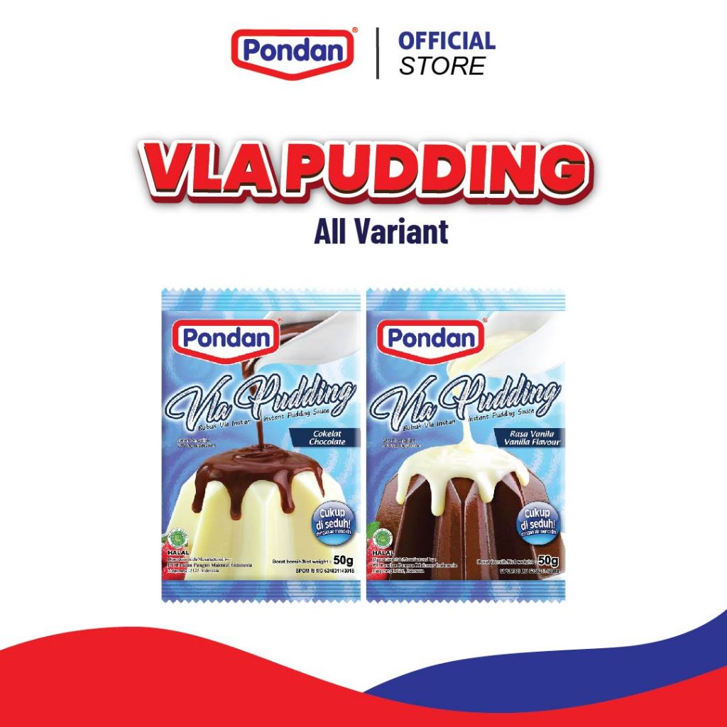Jual Pondan Vla Pudding 50g | Shopee Indonesia