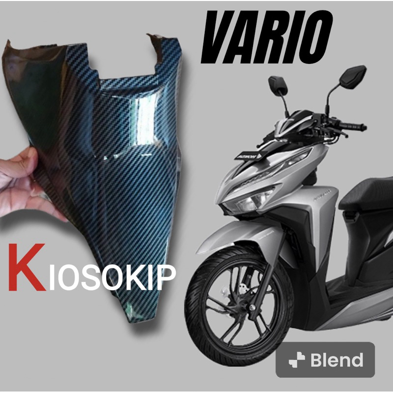 Jual cover dek mesin Vario carbon / cover center mesin Vario 125 150 ...