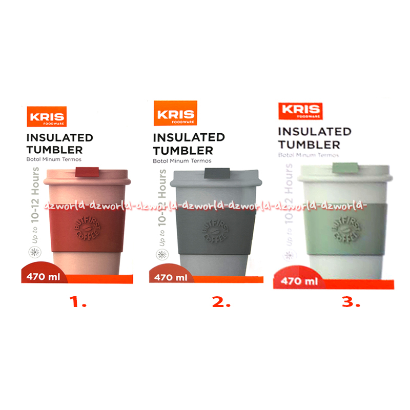 Jual Kris Insulated Tumbler 470ml Botol Minum Gelas Minuman Termos ...