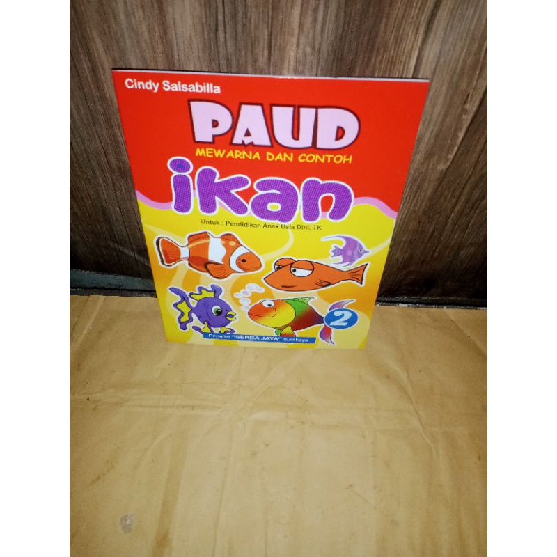 Jual BUKU PAUD MEWARNAI IKAN 2 | Shopee Indonesia