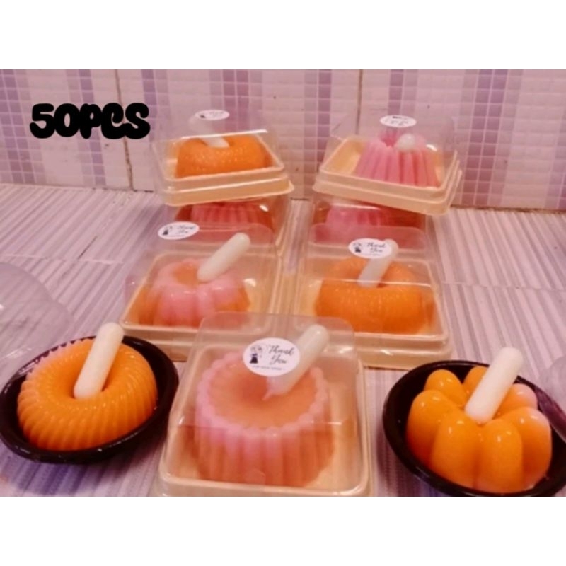 Jual Mika Puding Mini Kotak Mika Mooncake isi 50pcs | Shopee Indonesia