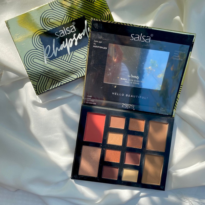Jual Salsa Rhapsody Face Palette Preloved | Shopee Indonesia
