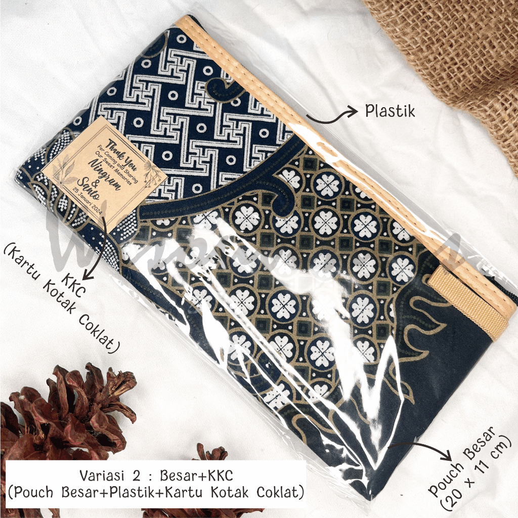 Jual Souvenir Pernikahan Dompet batik Khas Jogja Ukuran (20 x 11) Part 5 Souvenir pouch batik ...