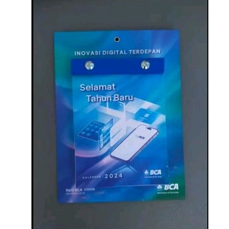 Jual kalender dinding hari harian BCA 2024 | Shopee Indonesia