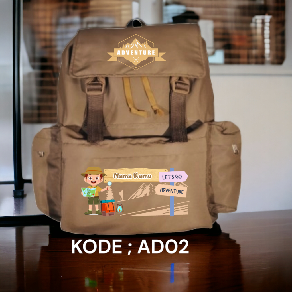 Jual TAS MODEL PETUALANGAN SHERINA / TAS BACKPACK SEKOLAH SD/SMP/SMA ...