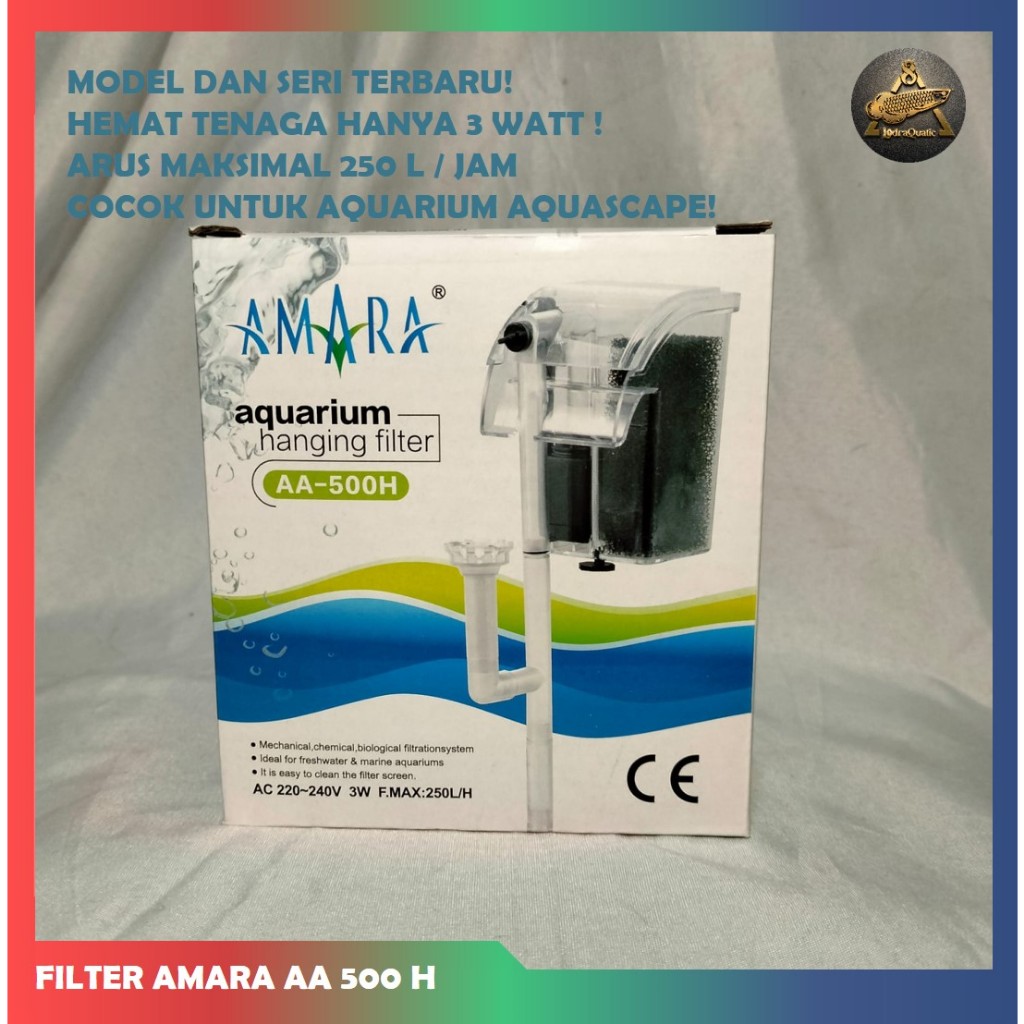 Jual FILTER GANTUNG AQUASCAPE AMARA AA 500 H FILTER GANTUNG AQUARIUM ...