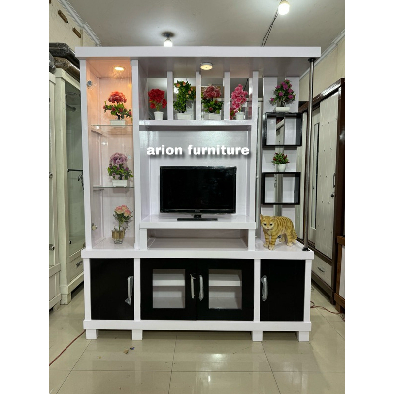 Jual Bufet tv / Partisi tv 32 inc model minimalis/penyekat ruangan dan ...